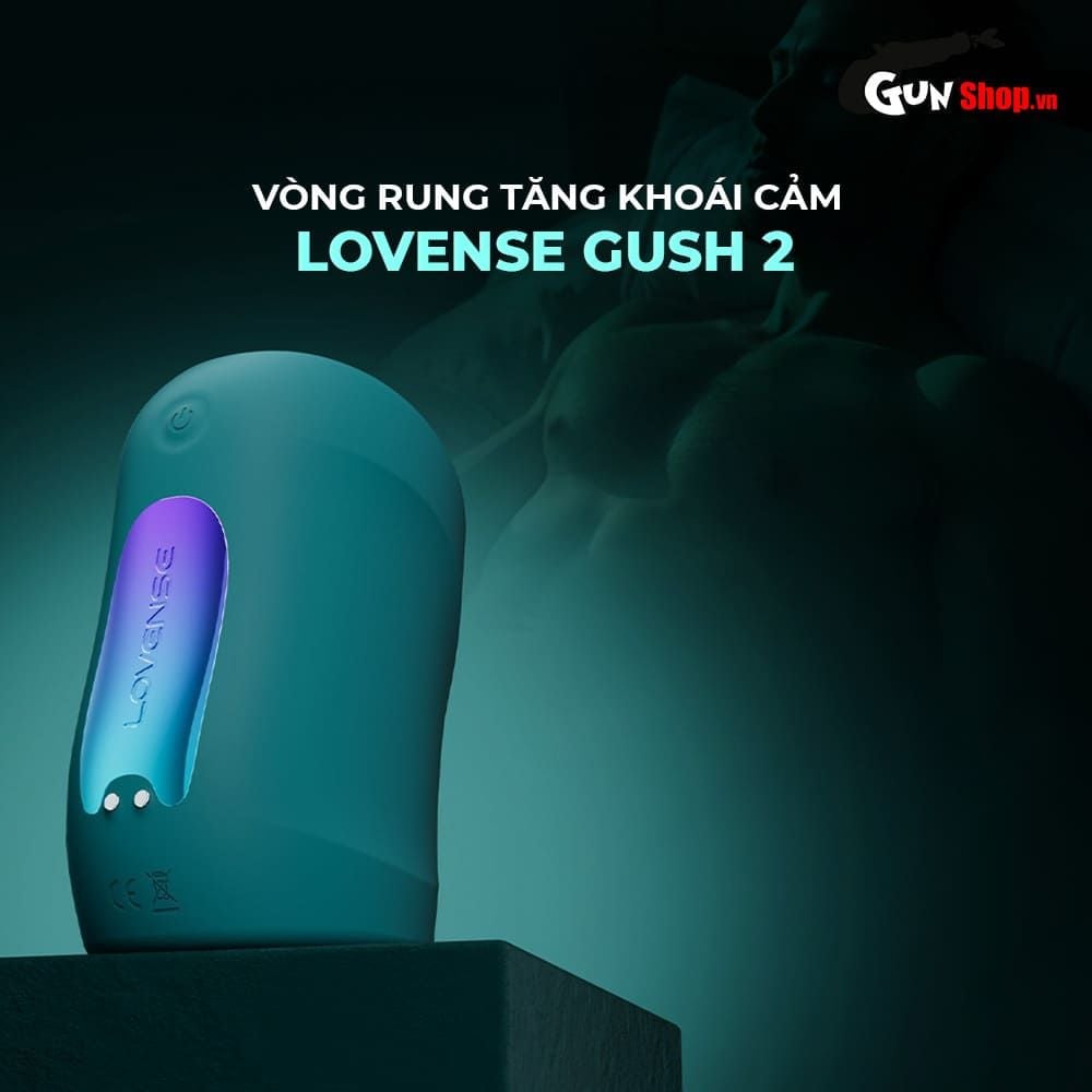Vòng rung tăng khoái cảm Lovense Gush 2 – Thiết kế mở linh hoạt