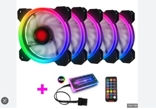 Combo 5 Fan CoolMoon V2 + Hub + Remote