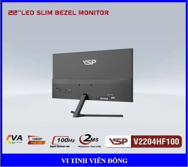 Màn hình LCD VSP 22 inch V2204HF100 ( 21.5 ", Full HD, VA, 100Hz, 2ms,