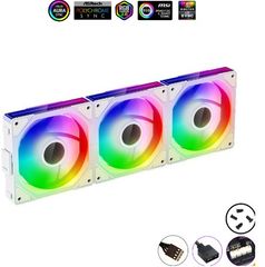 Bộ 3 Fan Led Jungle Leopard 5V ARGB (white)