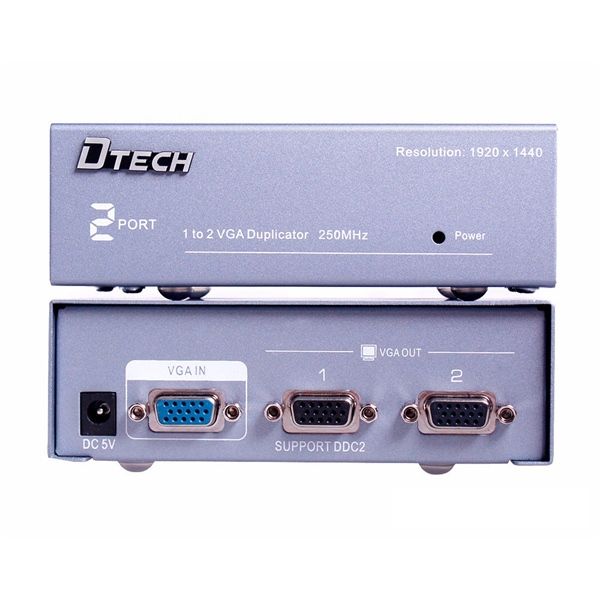 Hub 1 CPU---> 2 VGA DTECH