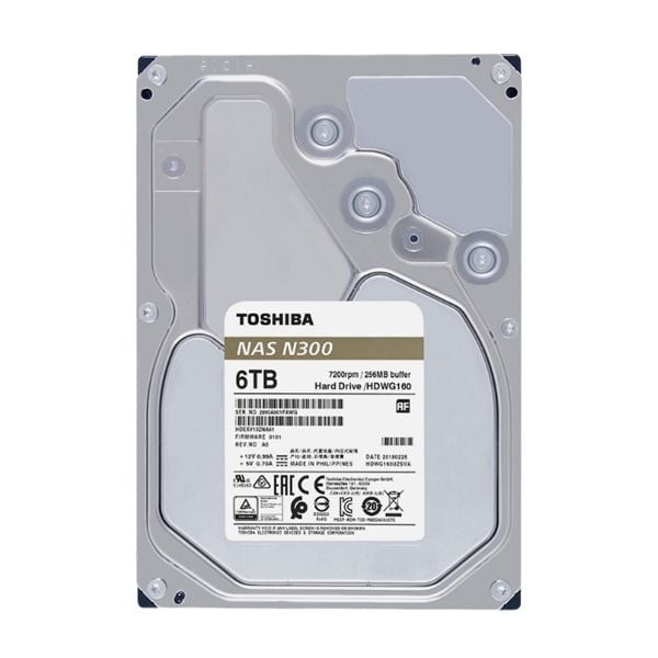 Ổ cứng HDD 6T TOSHIBA NAS HDWG460UZSVA