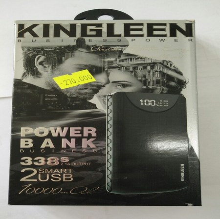 Pin Dự Phòng Kingleen 10.000mAh 338S Đen