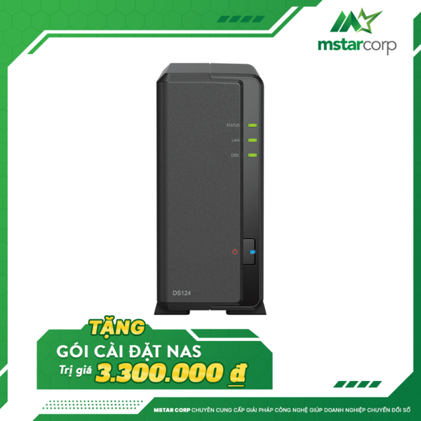 Thiết bị lưu trữ NAS Synology DS124 – Mstar Corp