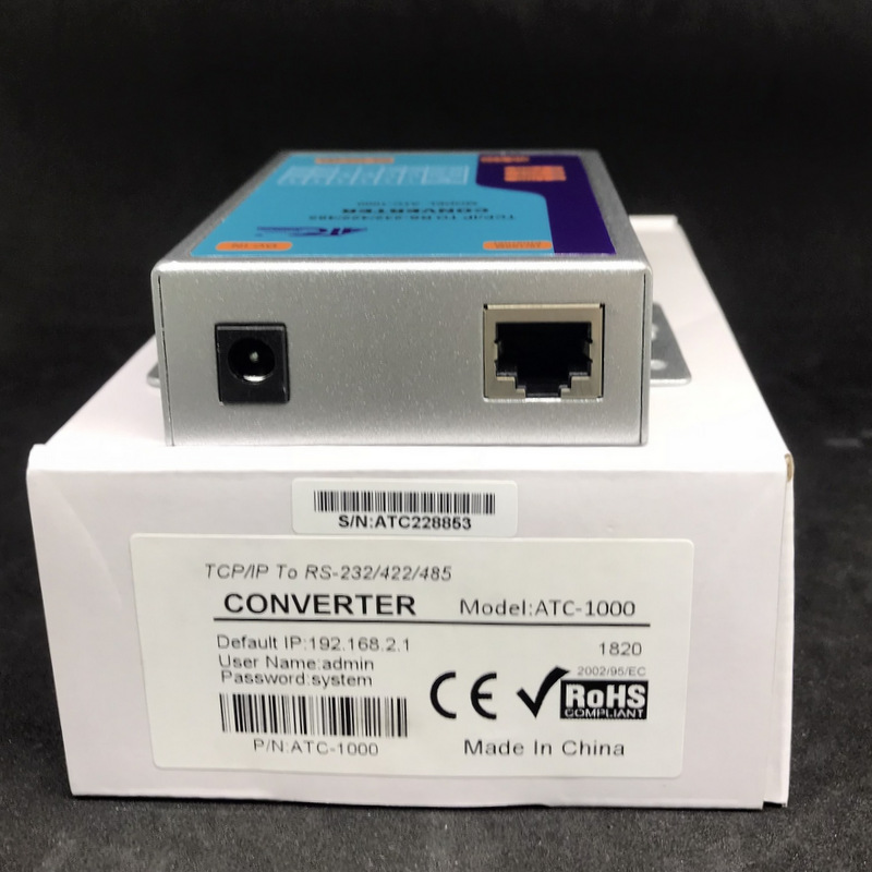 ATC-1000 Bộ chuyển đổi tín hiệu từ RS232 RS485 RS422 sang Ethernet ...