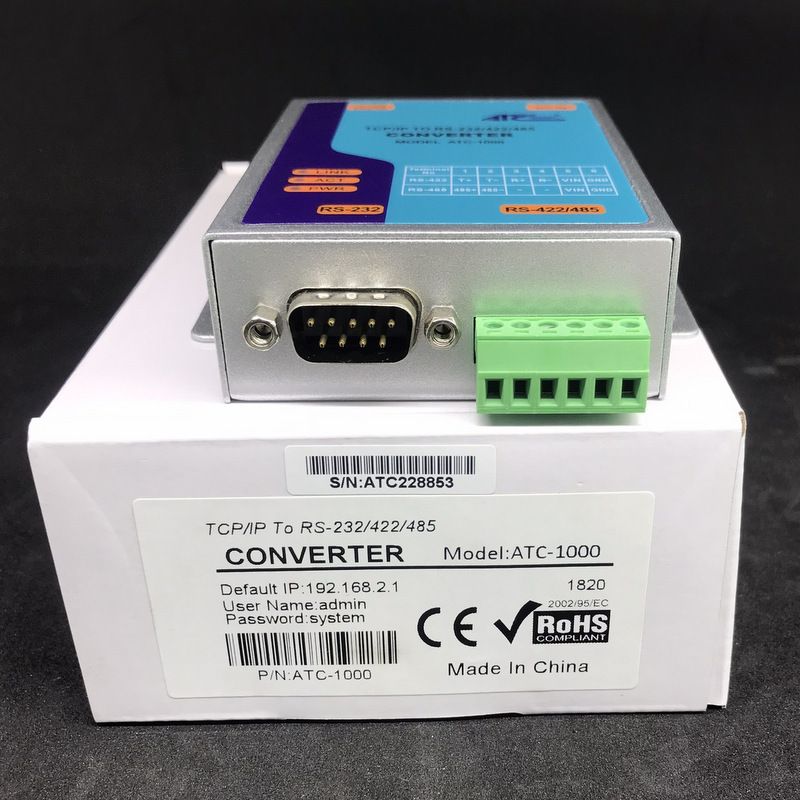 ATC-1000 Bộ chuyển đổi tín hiệu từ RS232 RS485 RS422 sang Ethernet ...