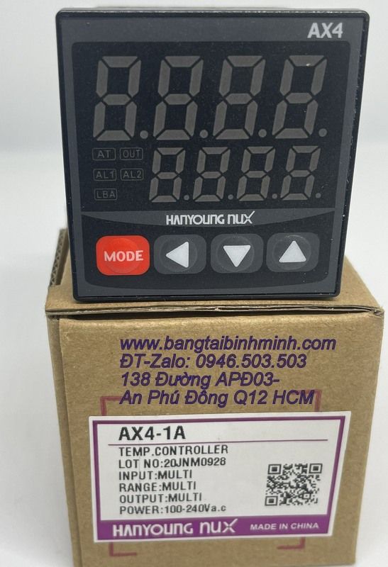 Bộ điều khiển nhiệt độ AX4-1A Hàng chính hãng. – BĂNG TẢI BÌNH MINH