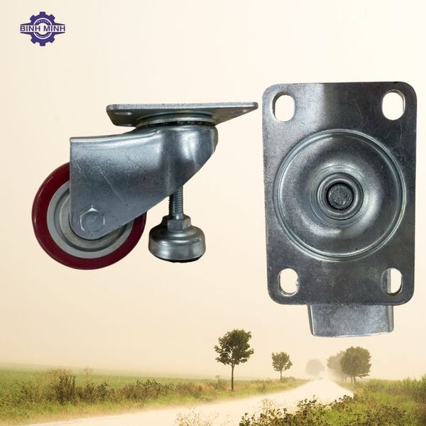 Bánh xe tăng chỉnh chiều cao BM139-75x32 – BĂNG TẢI BÌNH MINH