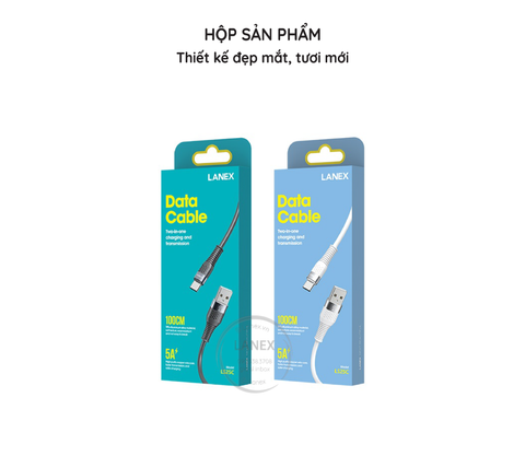Cáp Sạc Nhanh Lanex Ls25c Nhựa Silicon Type C 5.0a Dài 1.0m – Phụ Kiện ...