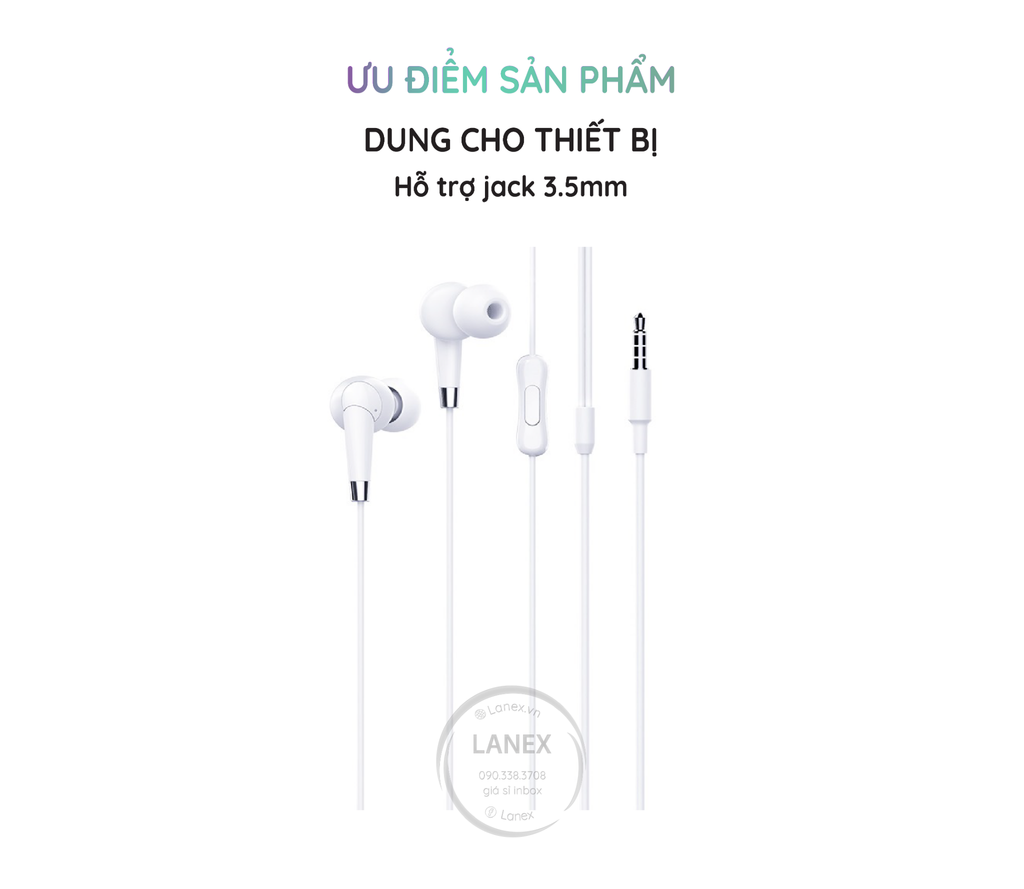 Tai Nghe Dây Hoco M58 Tpe Jack 3.5mm Có Mic Dài 1.2m – Phụ Kiện Khai Nguyên