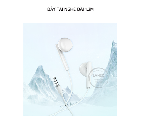 Tai Nghe Dây Lanex Le10 Tpe Jack 3.5mm Có Mic Dài 1.2m – Phụ Kiện Khai ...