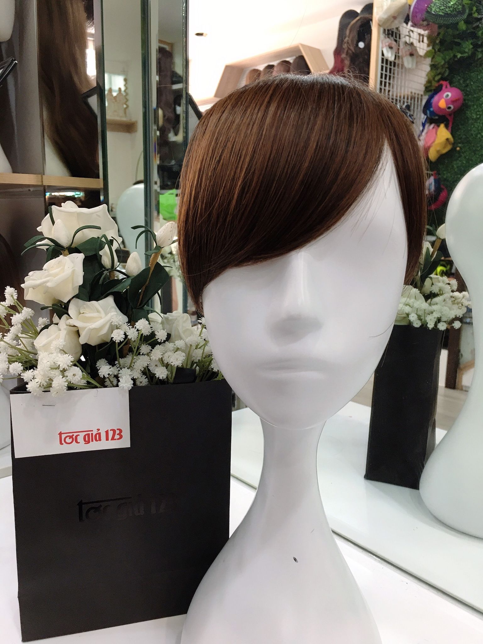 Mái xéo - Mái chéo – TÓC GIẢ 123