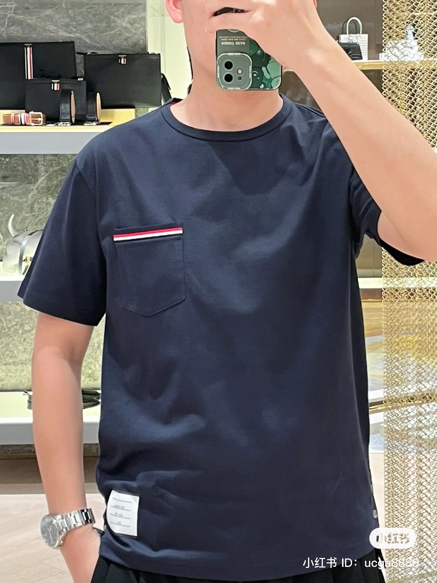 Phông Thom RWB Pocket Trim - Navy – EDDY