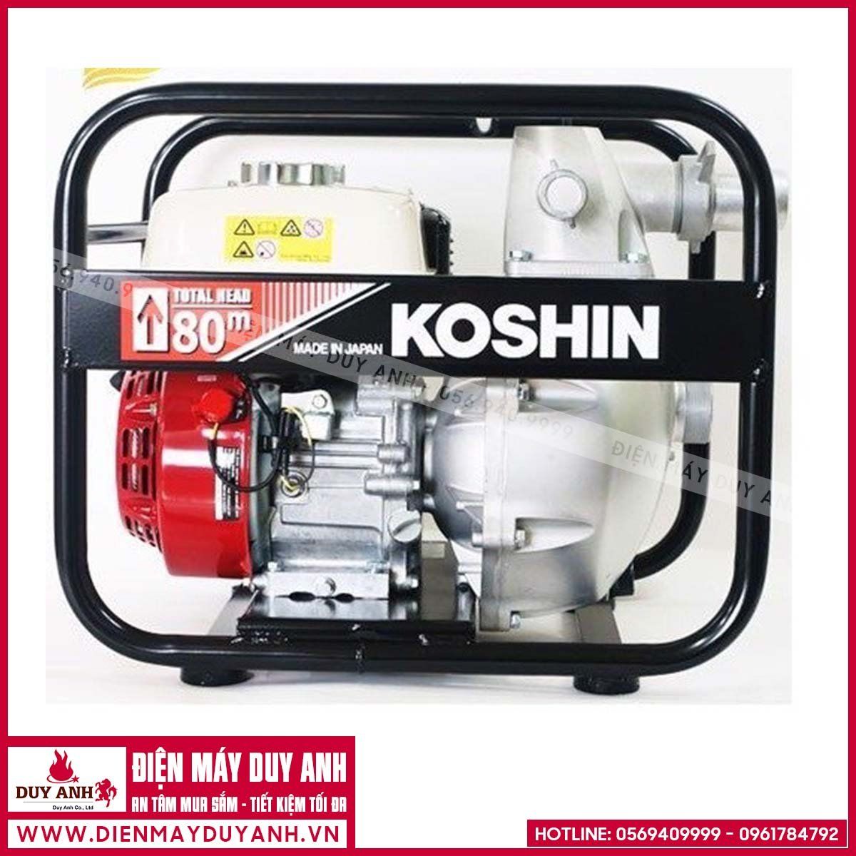 MÁY BƠM CỨU HỎA CHẠY XĂNG KOSHIN SERH-50V – Thiết bị chăn nuôi HT