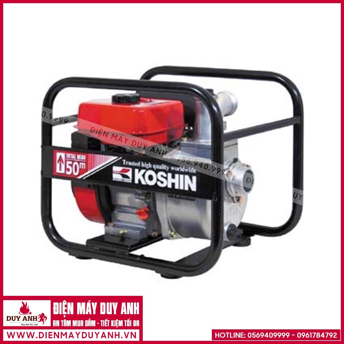 MÁY BƠM CỨU HỎA KOSHIN SEM-50V (2.1KW) – Thiết bị chăn nuôi HT