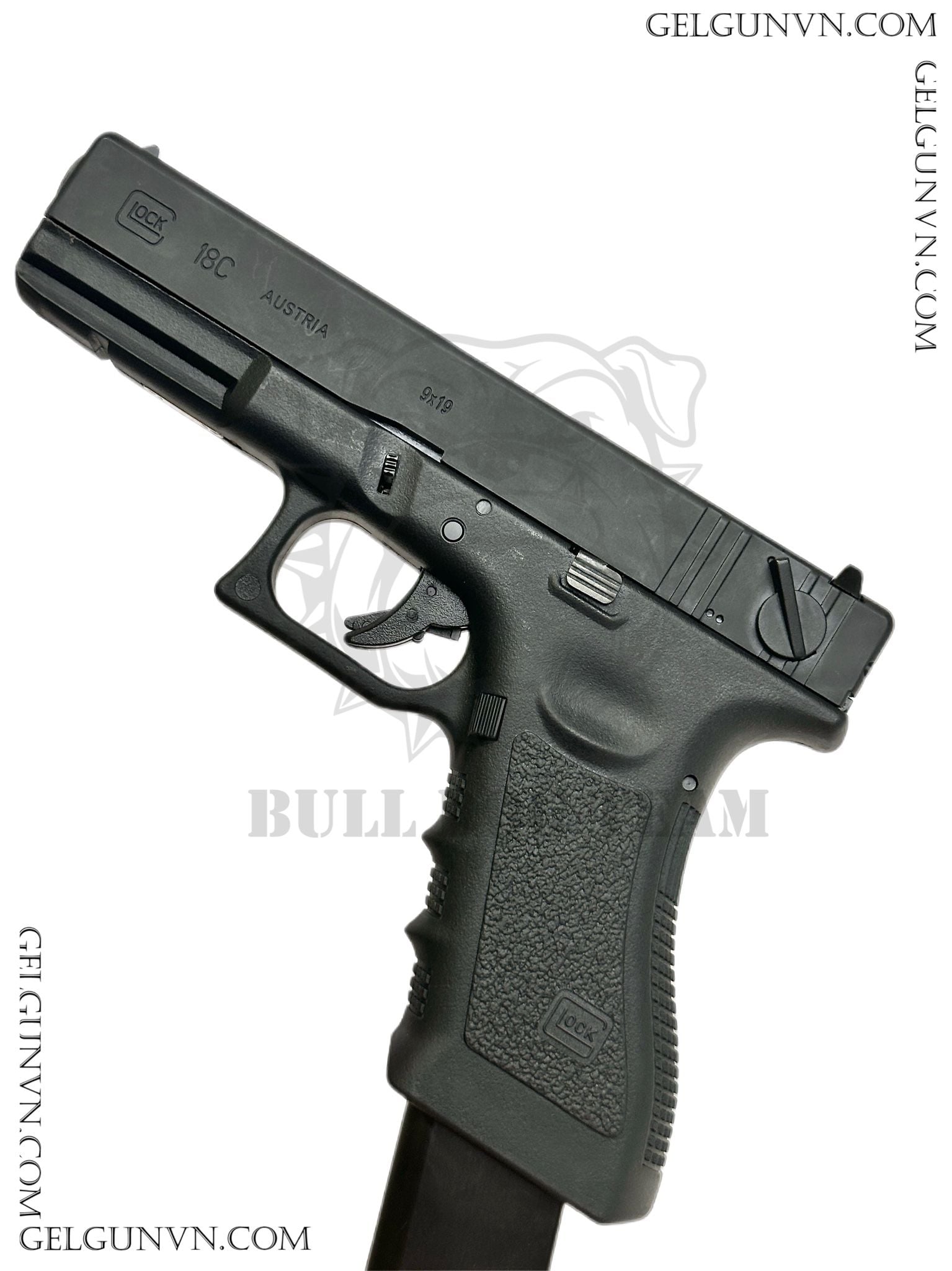 Súng Đạn Thạch GLock 18c - Phiên bản Gas Blow Back Liên Thanh - Có Sẵn ...