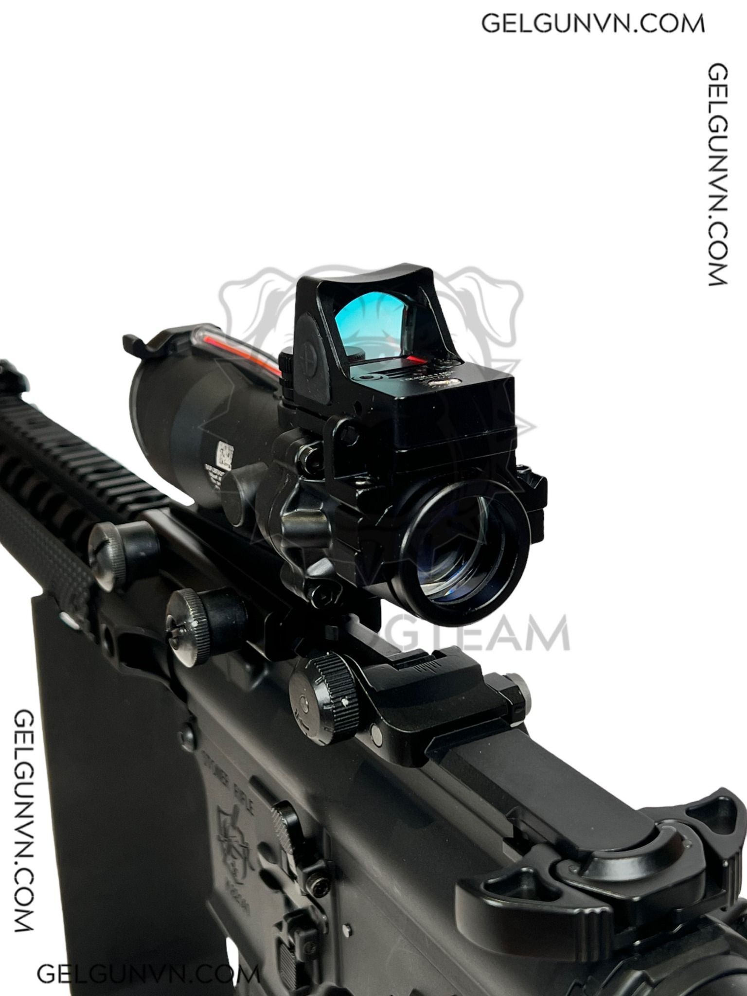 Scope Acog x4 kèm reddot HÀNG XỊN – Gelgun - Súng đạn thạch - Súng mô ...
