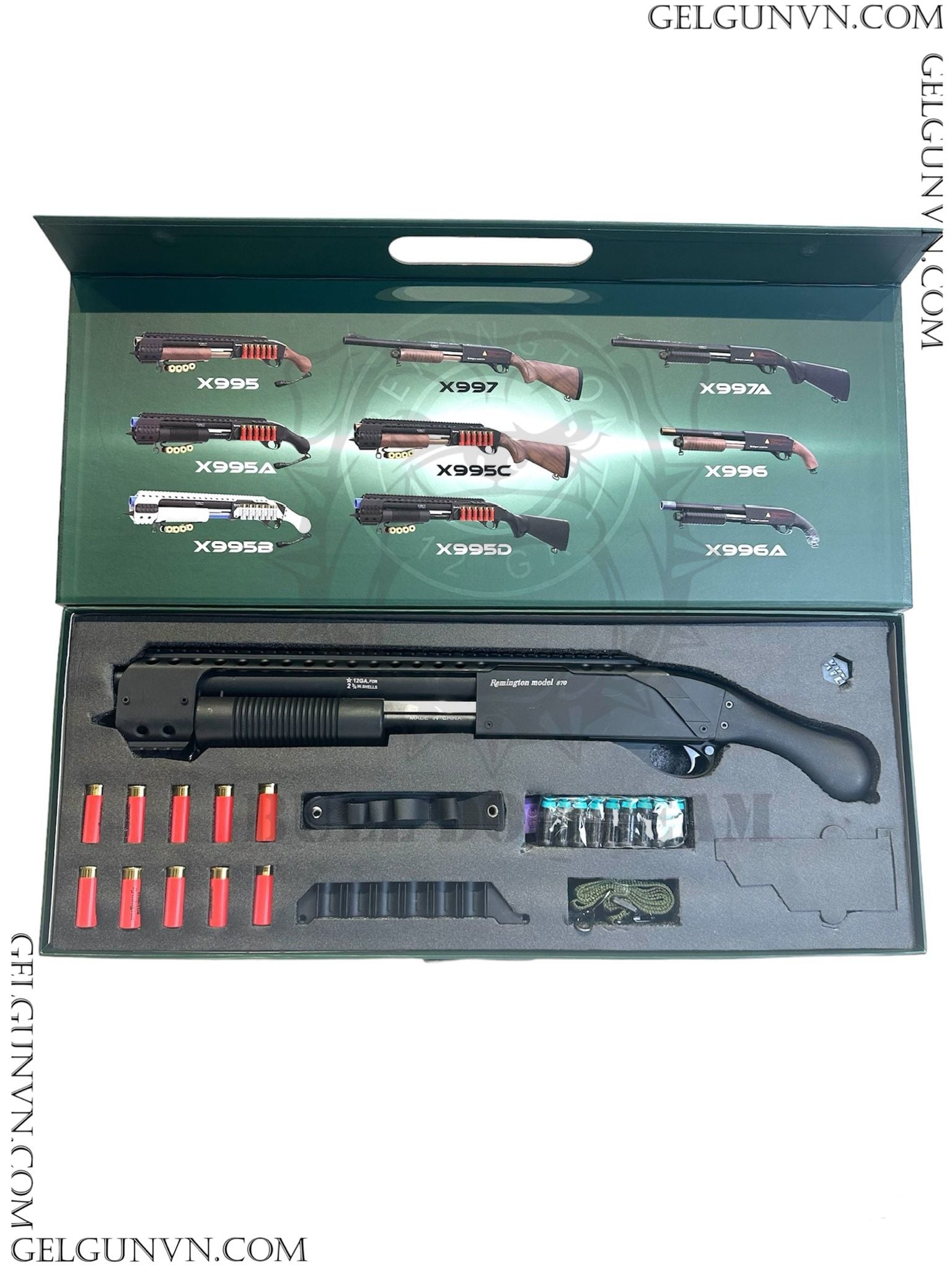 shotgun m870p – Gelgun - Súng đạn thạch - Súng mô hình - Bull Dog Team