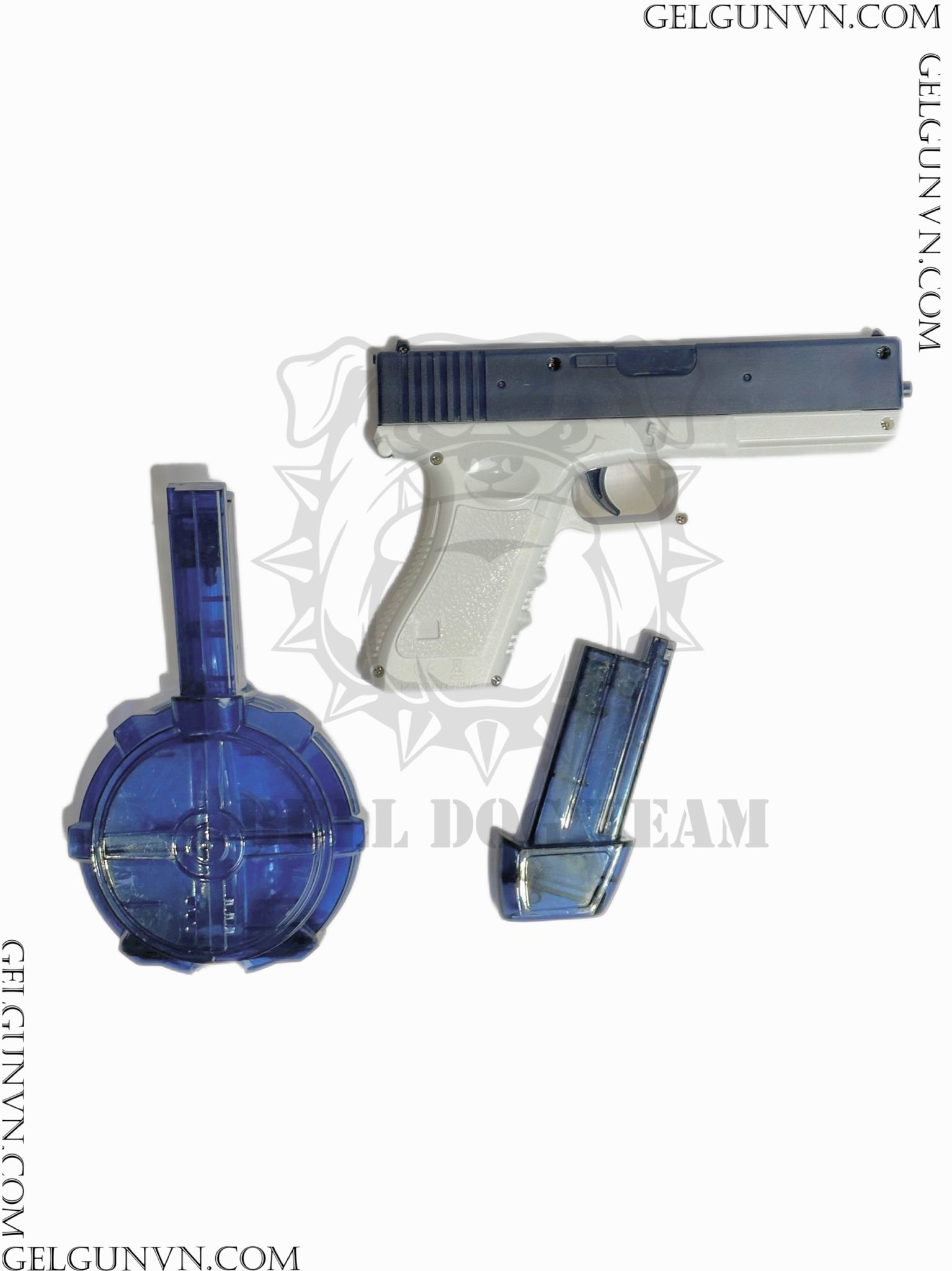 Súng lục – Gelgun - Súng đạn thạch - Súng mô hình - Bull Dog Team