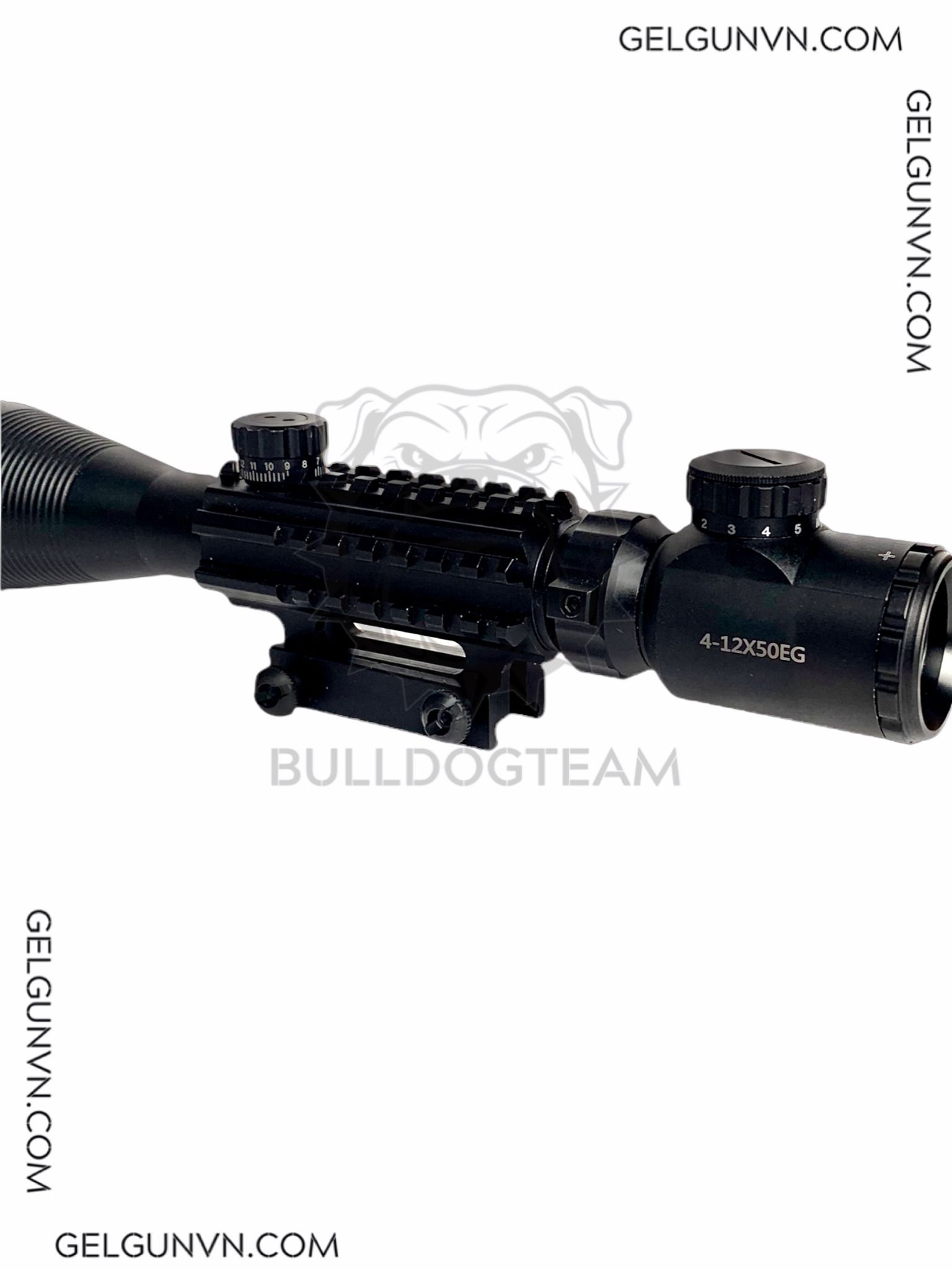 Scope 4-12x50 Kim loại – Gelgun - Súng đạn thạch - Súng mô hình - Bull ...