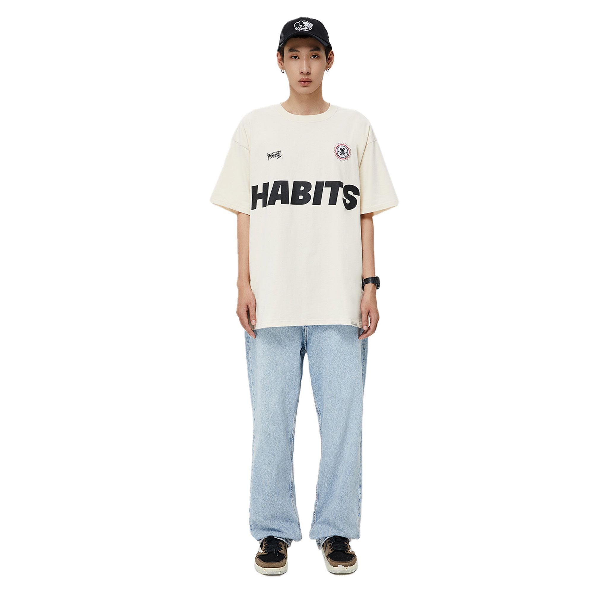 CREAM - BAD UNIFORM TEE– Bad Habits Official Store
