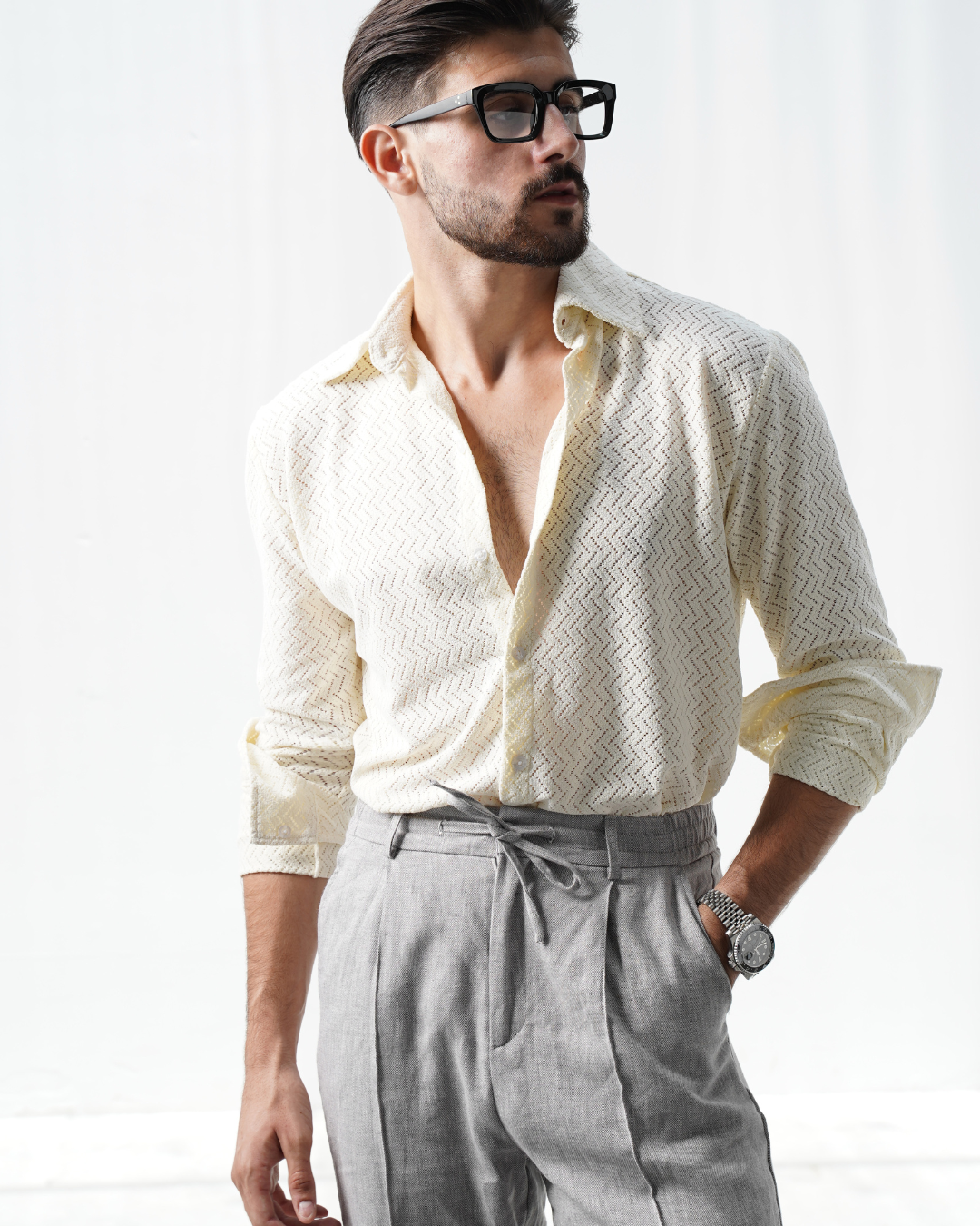 Cream Lucas Shirt – VIRALCLOTHING