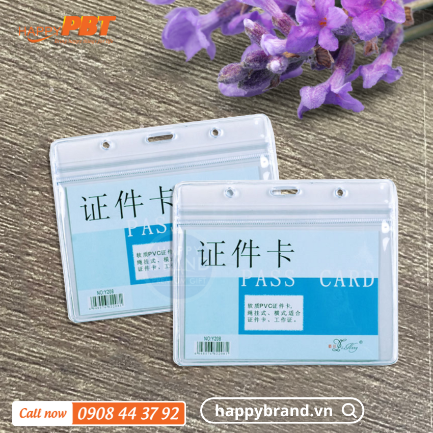 Thẻ Tên Trong – Pha lê Happy brand