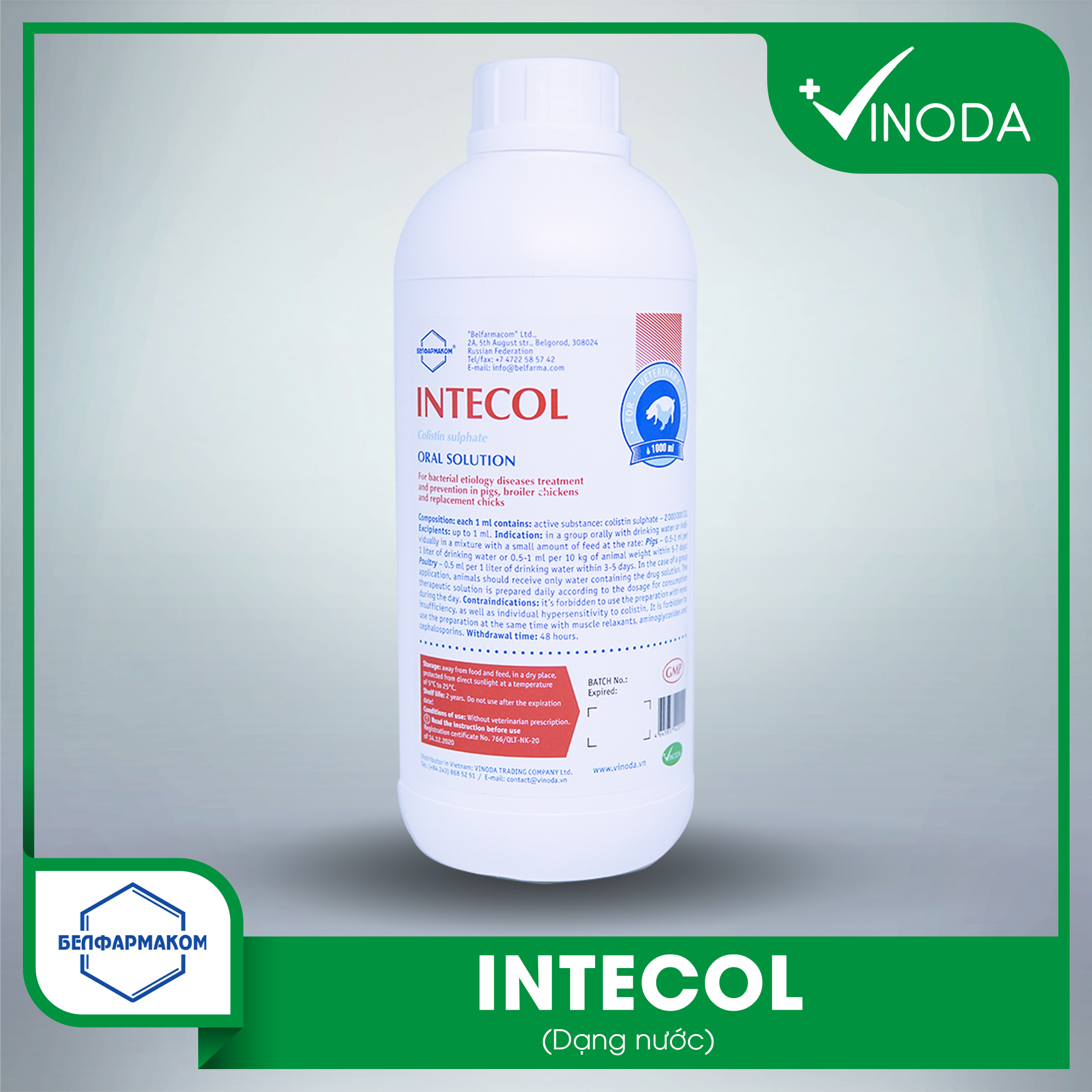INTECOL 1L – Công ty TNHH Thương Mại VINODA