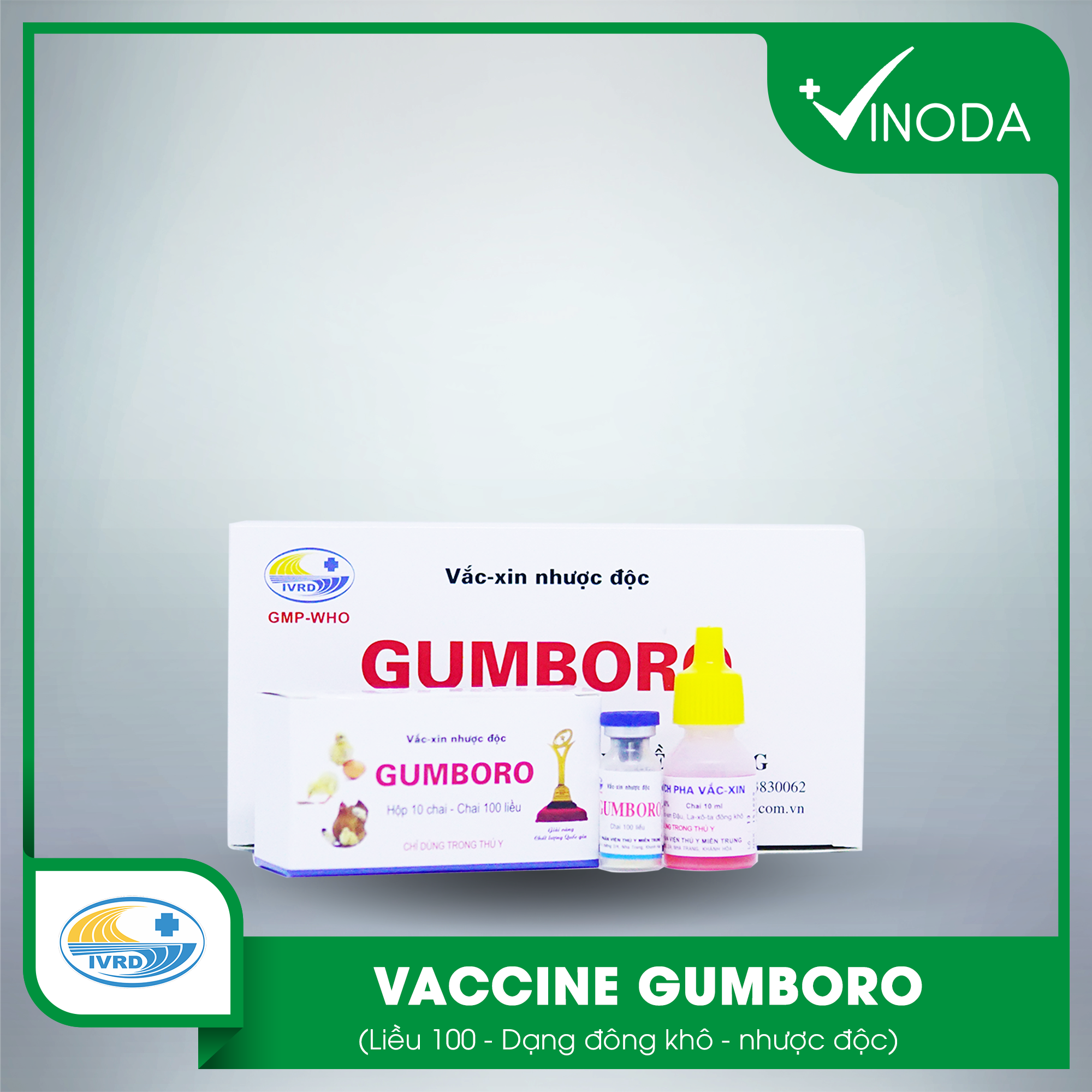 Vaccine Gumboro Phân Viện Thú y miền Trung – Công ty TNHH Thương Mại VINODA