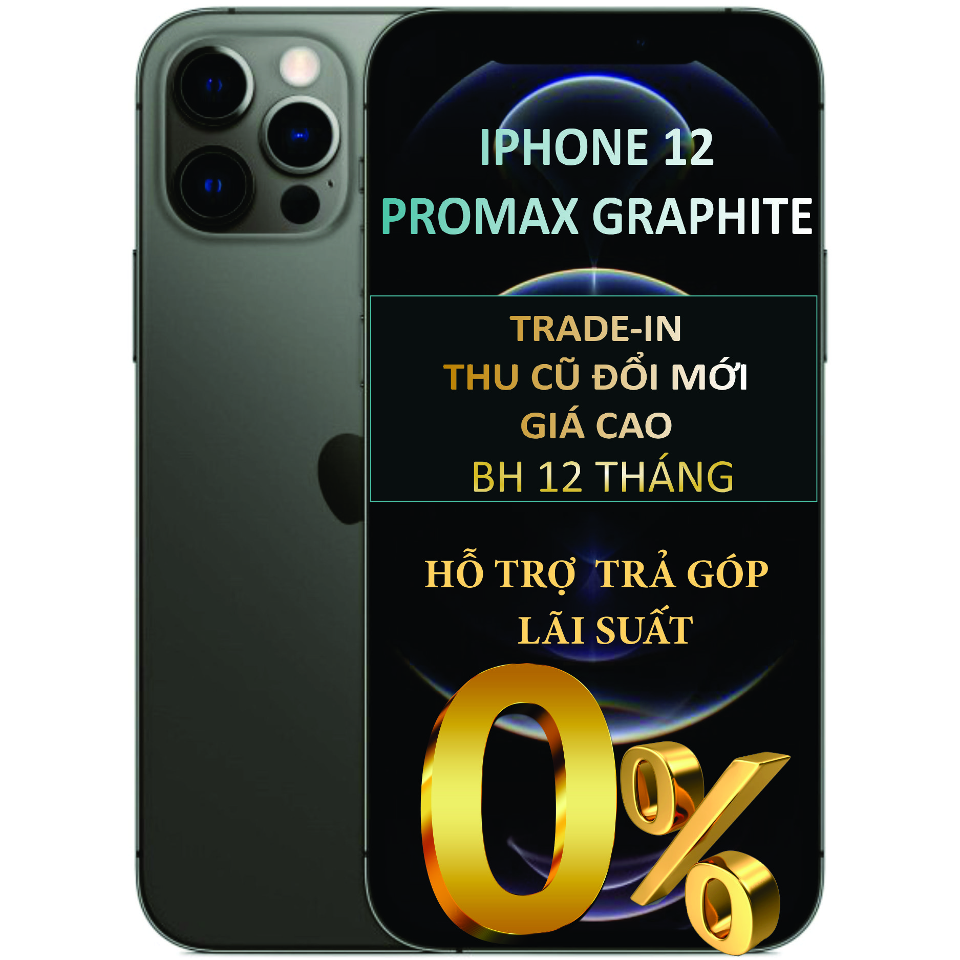 Iphone 12 Promax ( Graphite )
