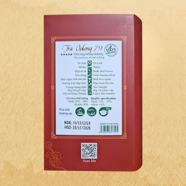 Trà Oolong 79 - 80g - Hộp Sách – Bách Hóa 1968