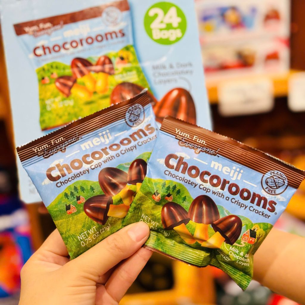 Chocolate Meiji Chocorooms With A Crispy Cracker – anvatchumanh