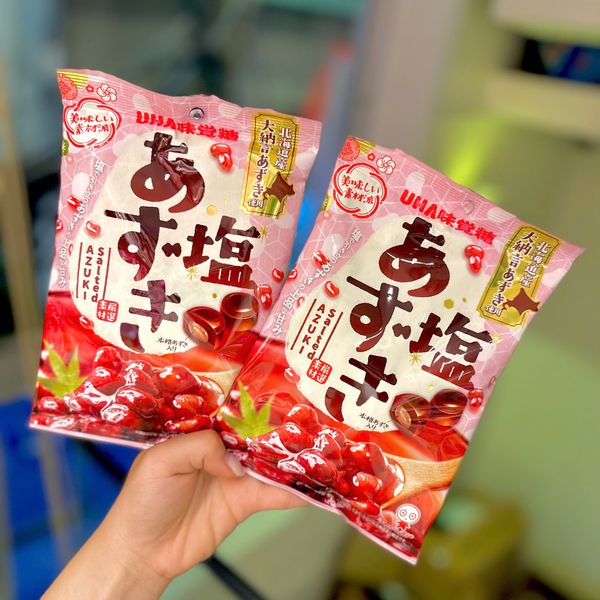 Kẹo Sữa UHA Đậu Đỏ Mặn 109G – anvatchumanh