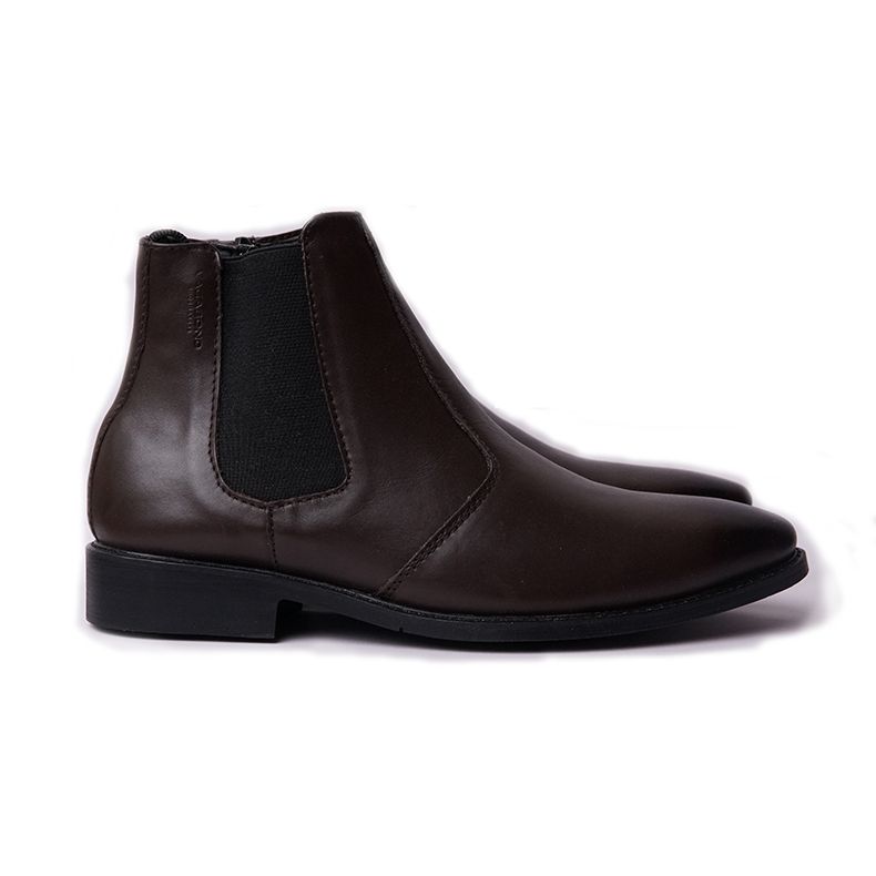 Boot da thật Vagabond xuất khẩu xịn có khóa- Nâu – Lạ Sneakers