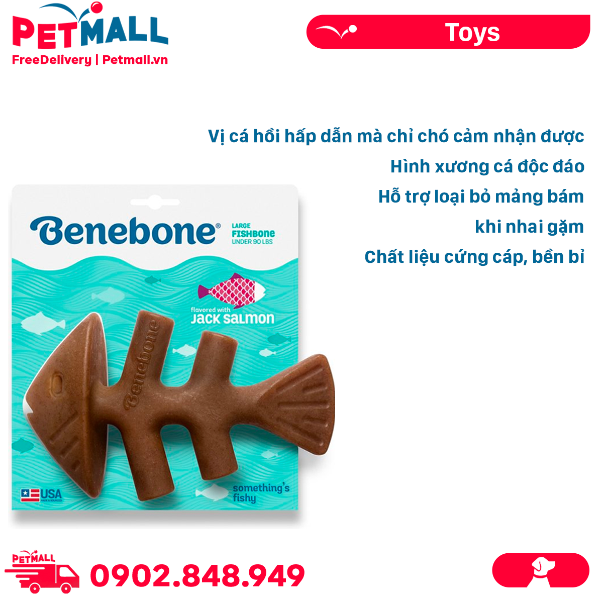 Hộp xương gặm BENEBONE Holiday Gift Box 4 Durable Chew Toys Small Size ...