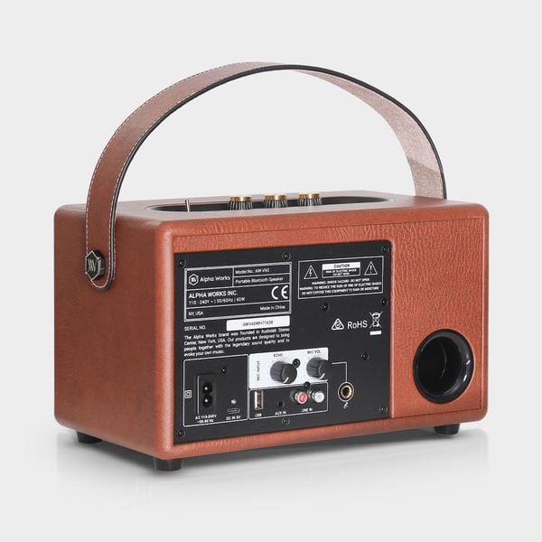 Loa Bluetooth Retro Alpha Works Classic V60 - Pustudio.vn