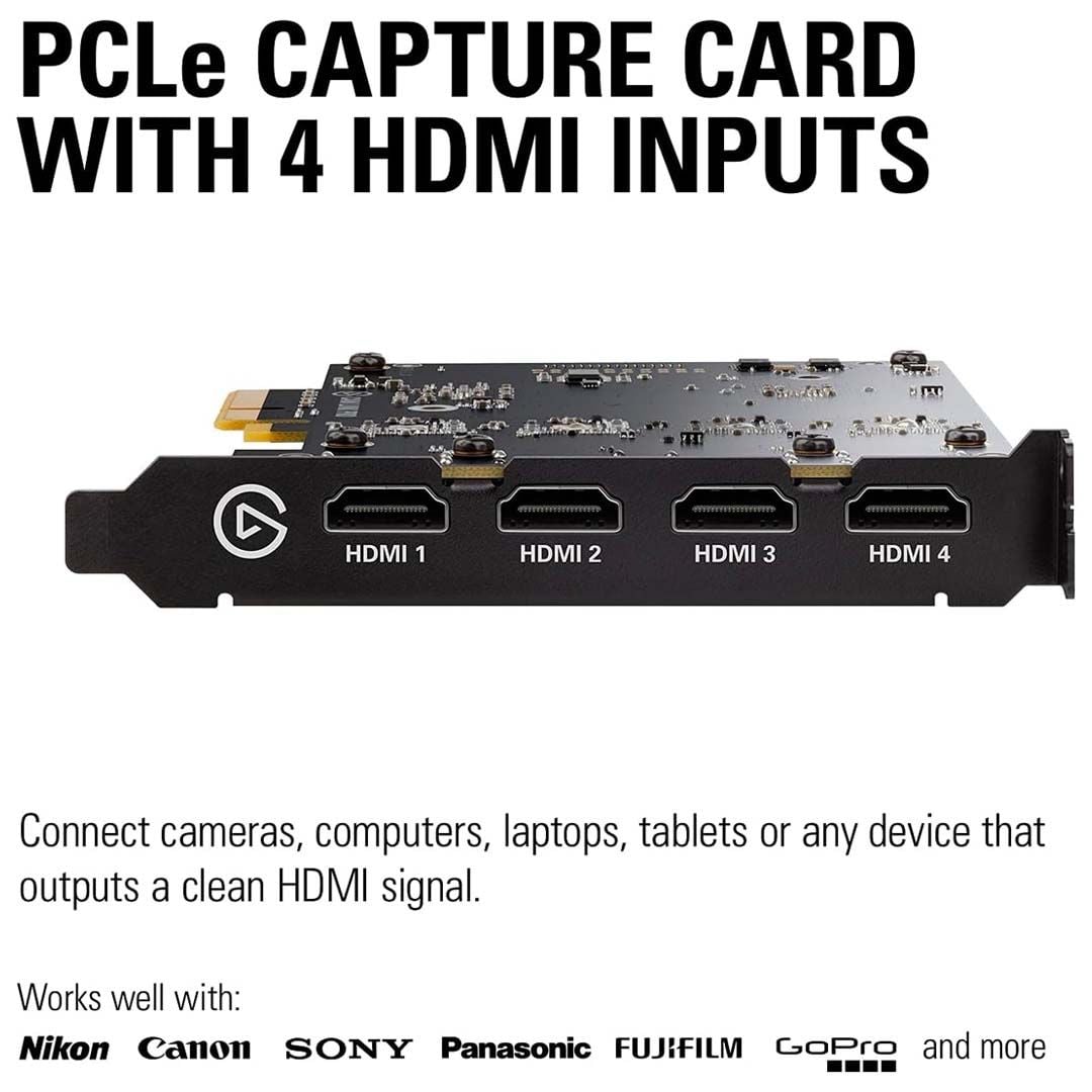 Thiết bị Stream Elgato Camlink Pro 4K (Input 4 HDMI 4K) - Pustudio.vn