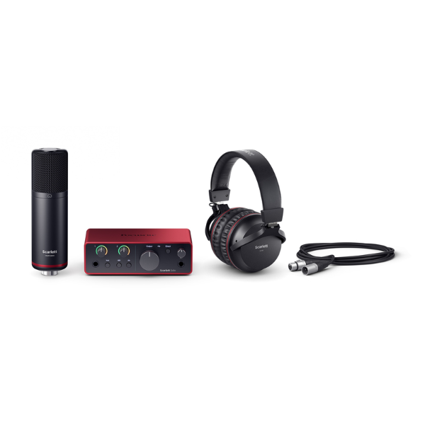 Bộ thu âm mini tại nhà Focusrite Scarlett Solo Studio Pack 4rd (Gen ...