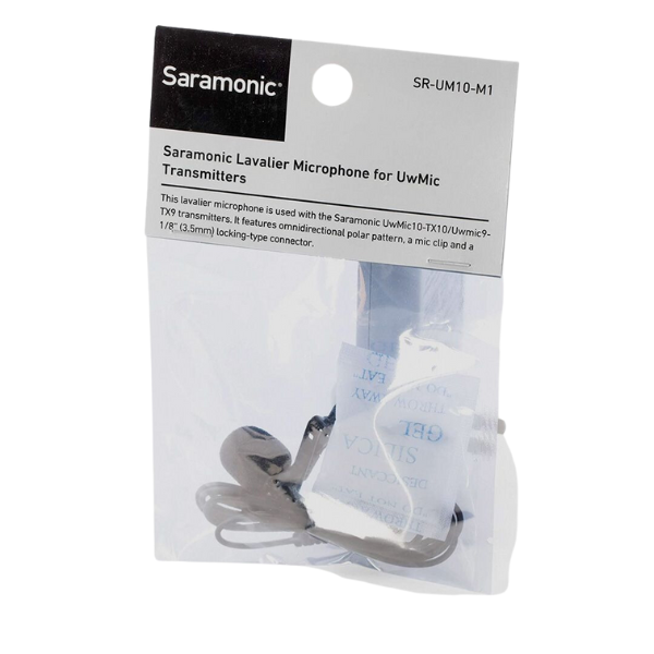 Microphone cài áo Saramonic SR-UM10-M1, Micro cài áo có dây - Pustudio.vn