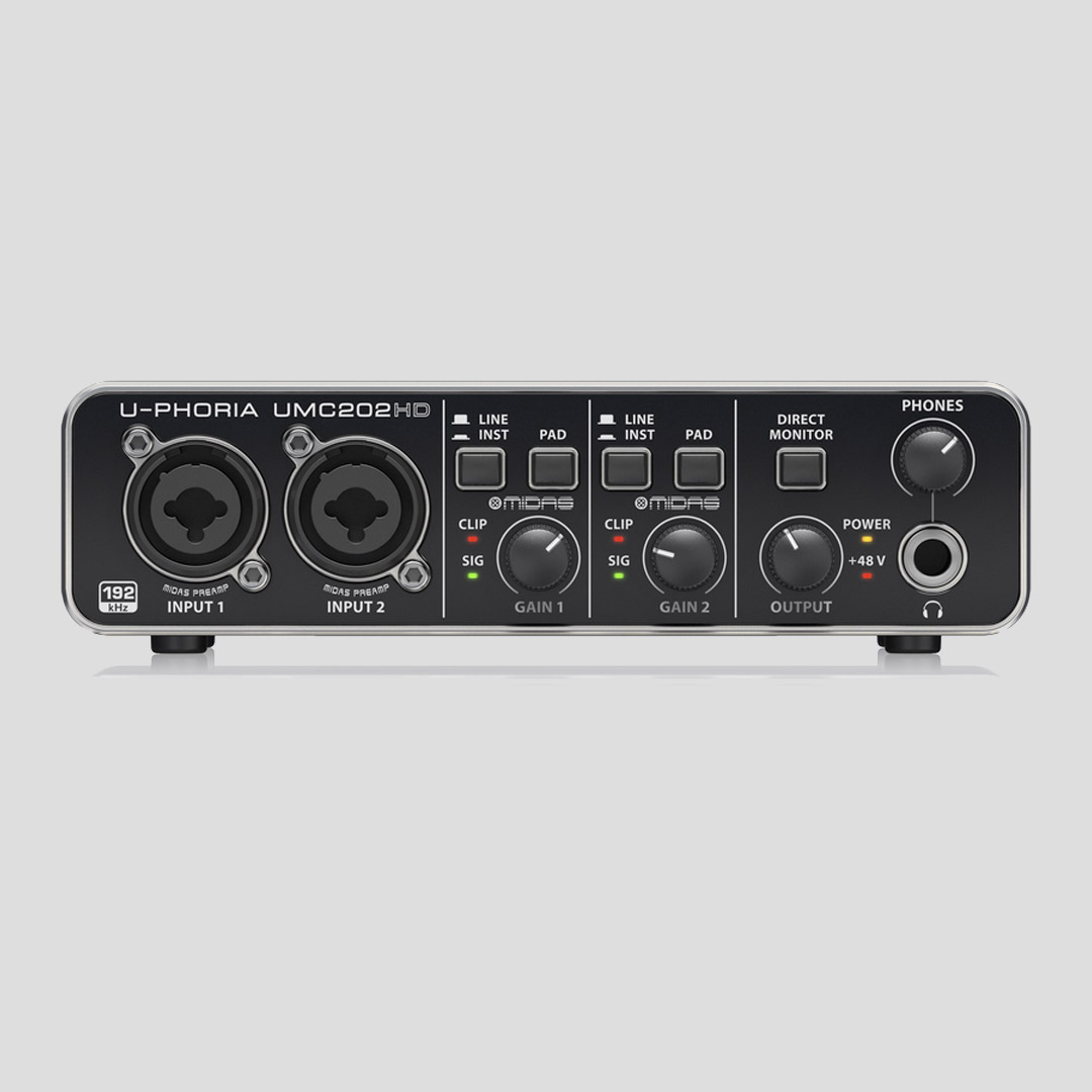 [CHÍNH HÃNG] Sound card Behringer UMC202HD - Sound card thu âm