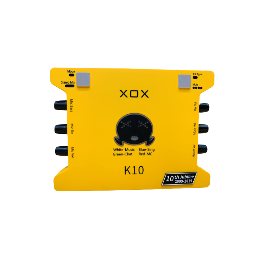 XOX K10 Jubilee 2021 - Nơi bán sound card livestream XOX - Pustudio.vn