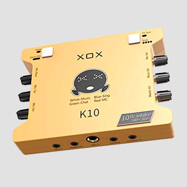 XOX K10 Jubilee 2021 - Nơi bán sound card livestream XOX