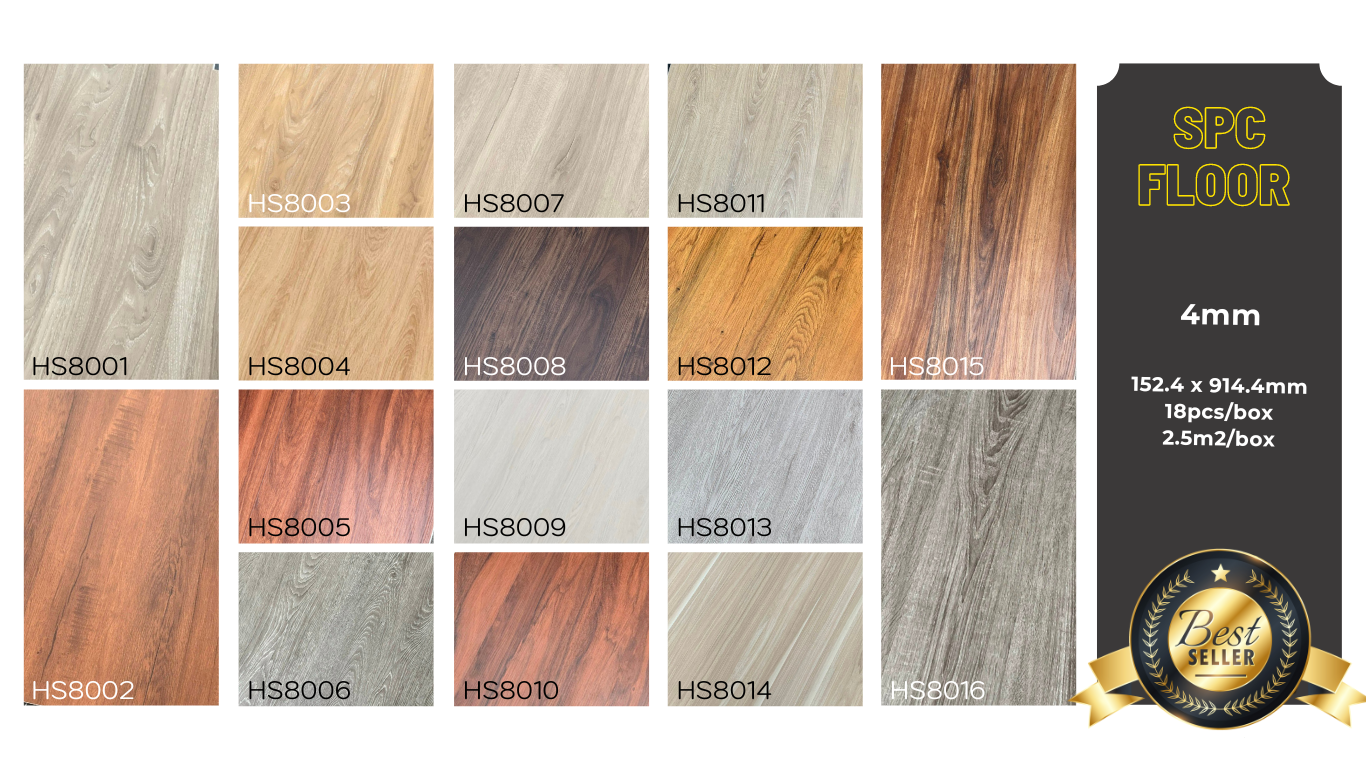 Sàn nhựa SPC 4mm – Sàn Gỗ Thiên Phát