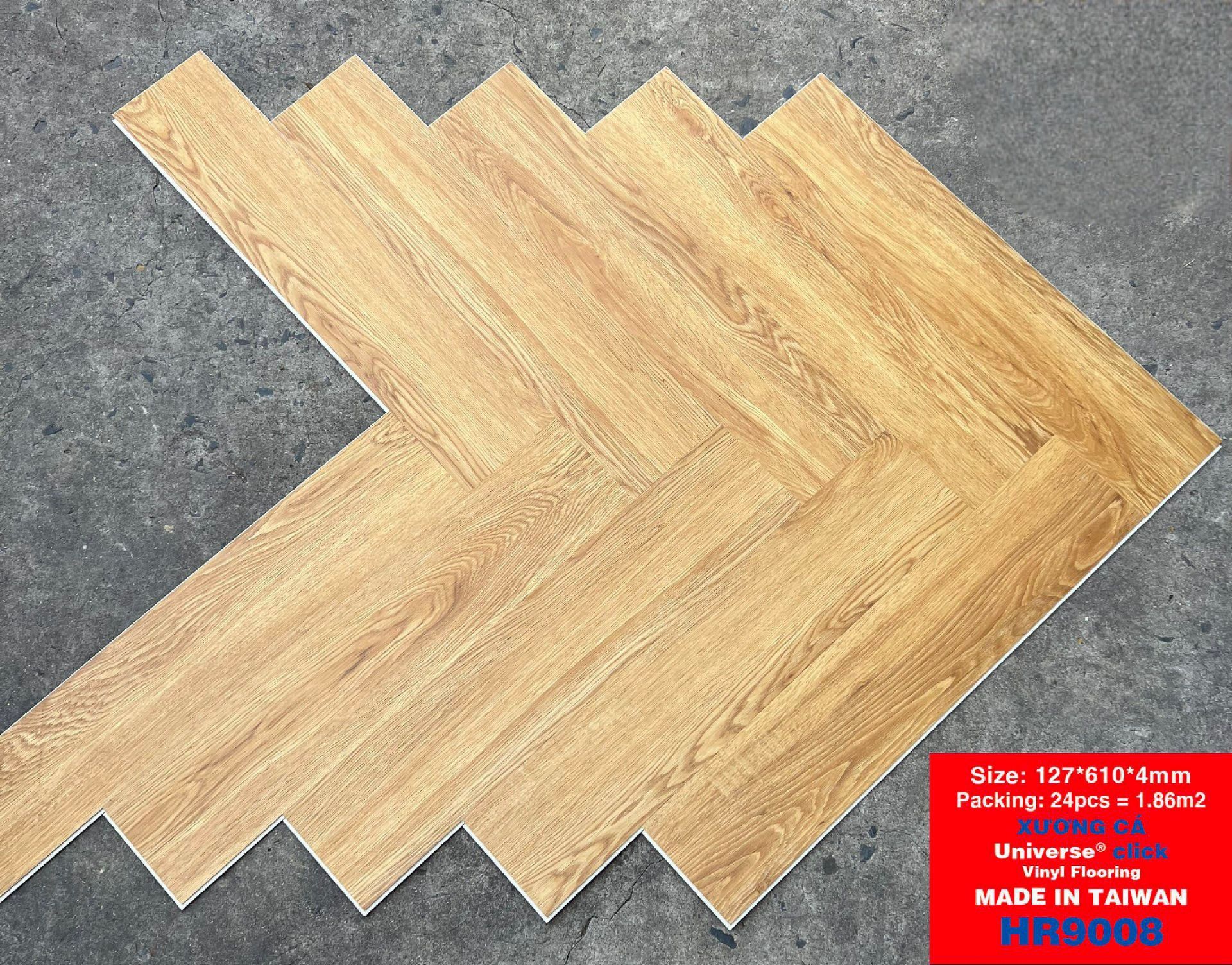 Sàn nhựa SPC 4mm Xương cá – Sàn Gỗ Thiên Phát