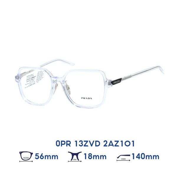 Gọng kính PRADA 0PR 13ZVD 2AZ1O1 Trắng Chữ nhật 2025 | Giảm 20% – LienSon