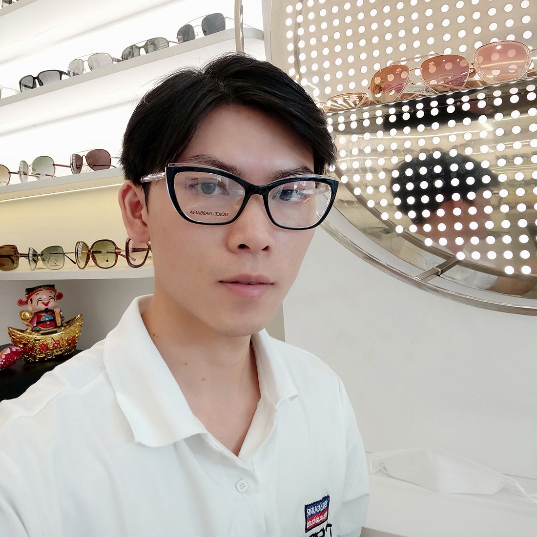 Kính Dolce Gabbana Gọng kính Dolce Gabbana DG5054 675 Đen trắng Thời t ...