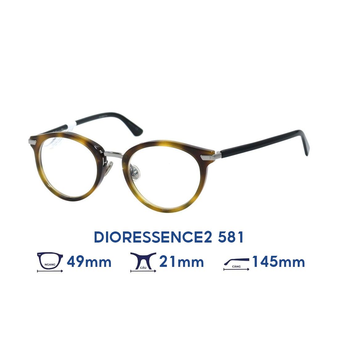 Gọng kính DIORESSENCE2 581 Đồi mồi | Giảm 20% – LienSon