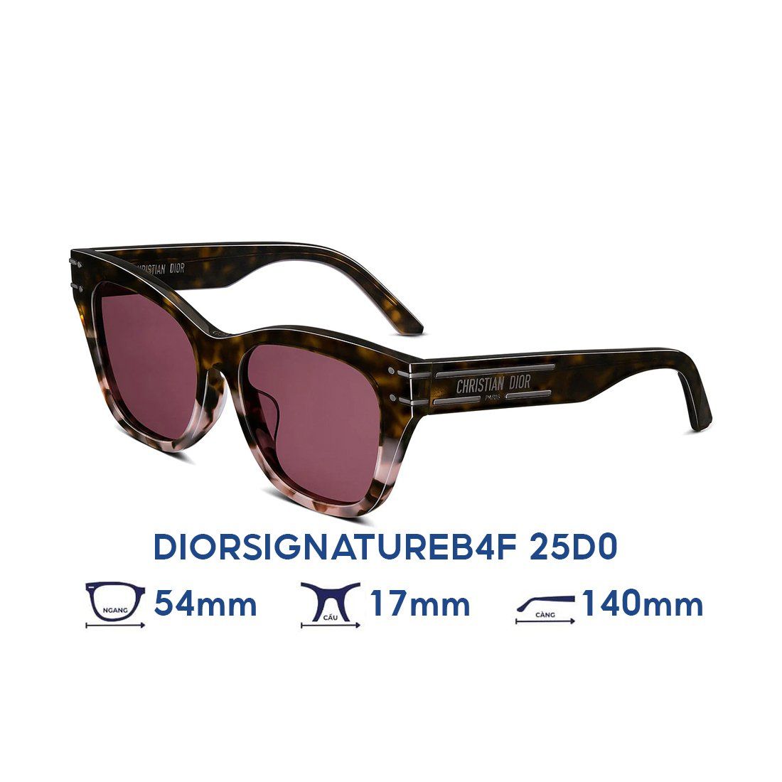 Kính mát DIORSIGNATUREB4F 25D0 Nâu | Giảm 20% – LienSon