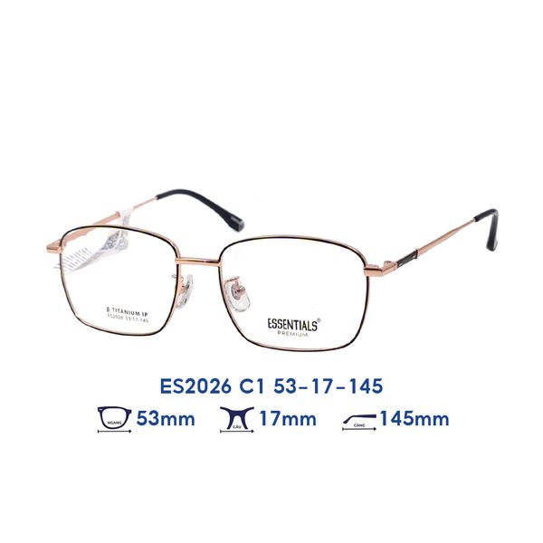 Gọng kính ESSENTIAL ES2026 C1 Đen hồng | ESSENTIAL Eyewear | Giảm 20% ...