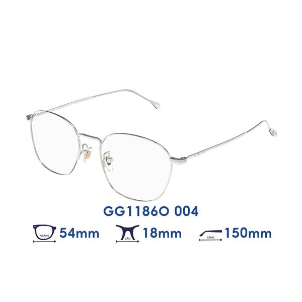 Gọng kính GUCCI GG1186O 004 Bạc Gucci Eyewear | Giảm 20% – LienSon